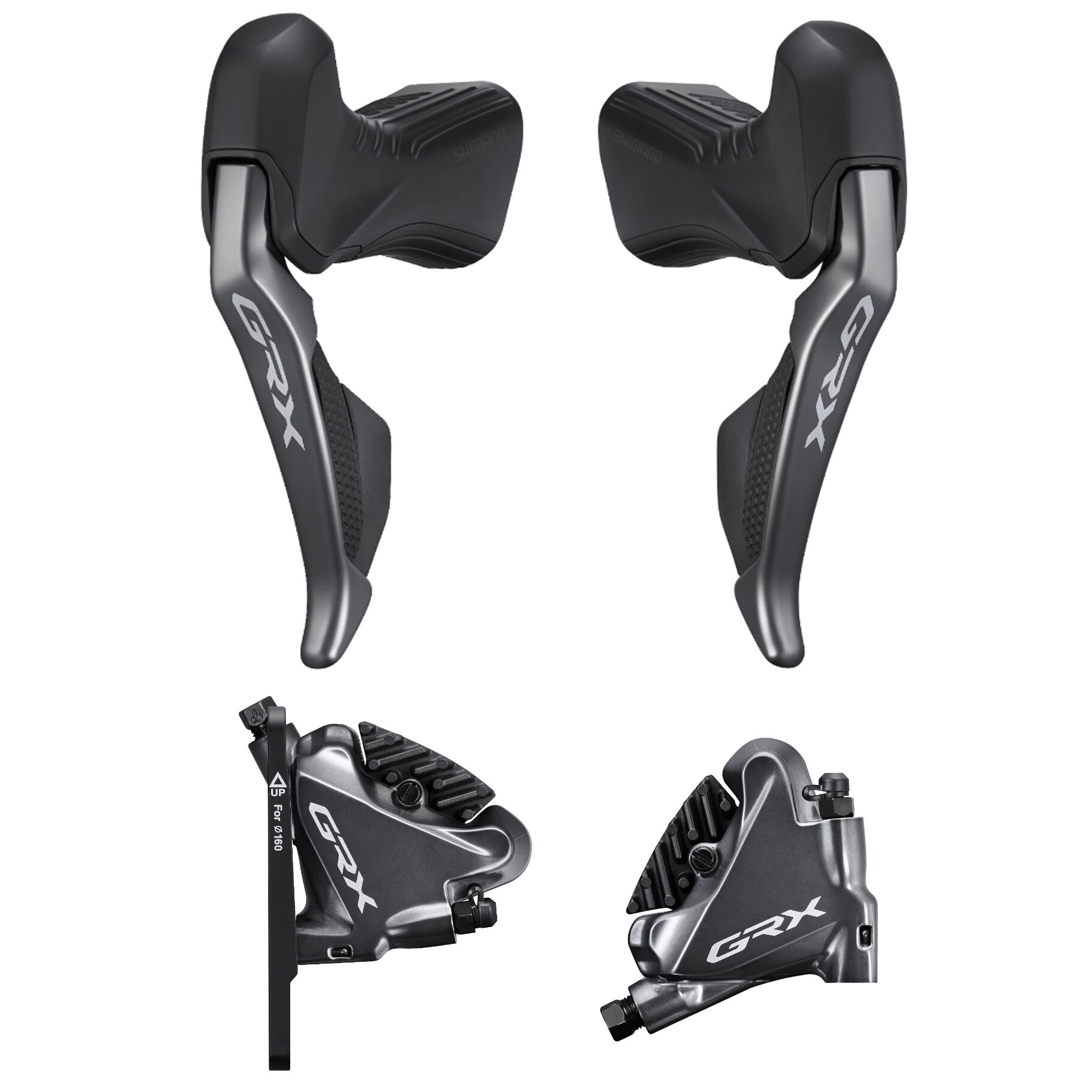 Shimano GRX Di2 ST-RX815 + BR-RX810 2x11S hydraulic control levers ...
