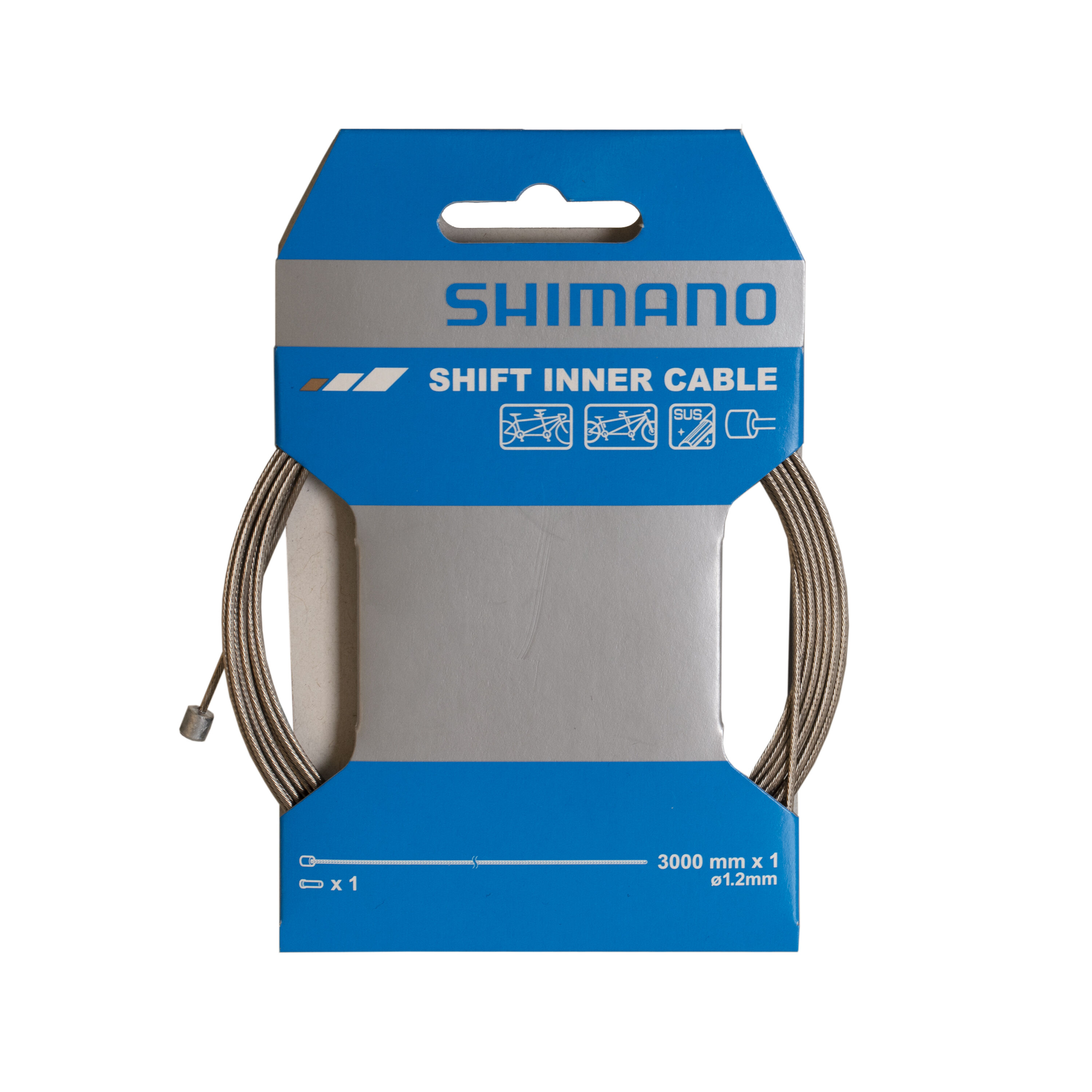 Shimano SUS tandem shift inner cable + cable end cap LordGun online ...