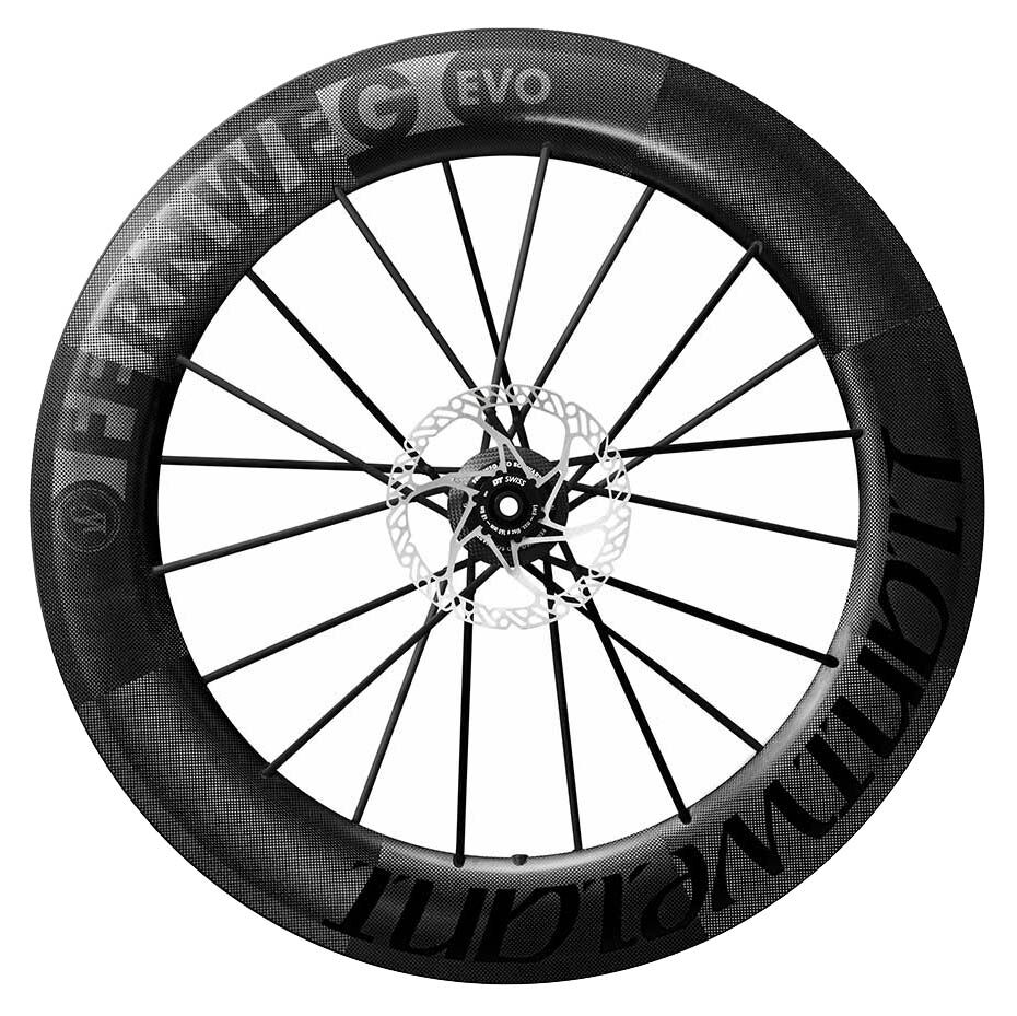 Ruota posteriore Lightweight Fernweg EVO 85 Schwarz ED Carbon tubeless ...