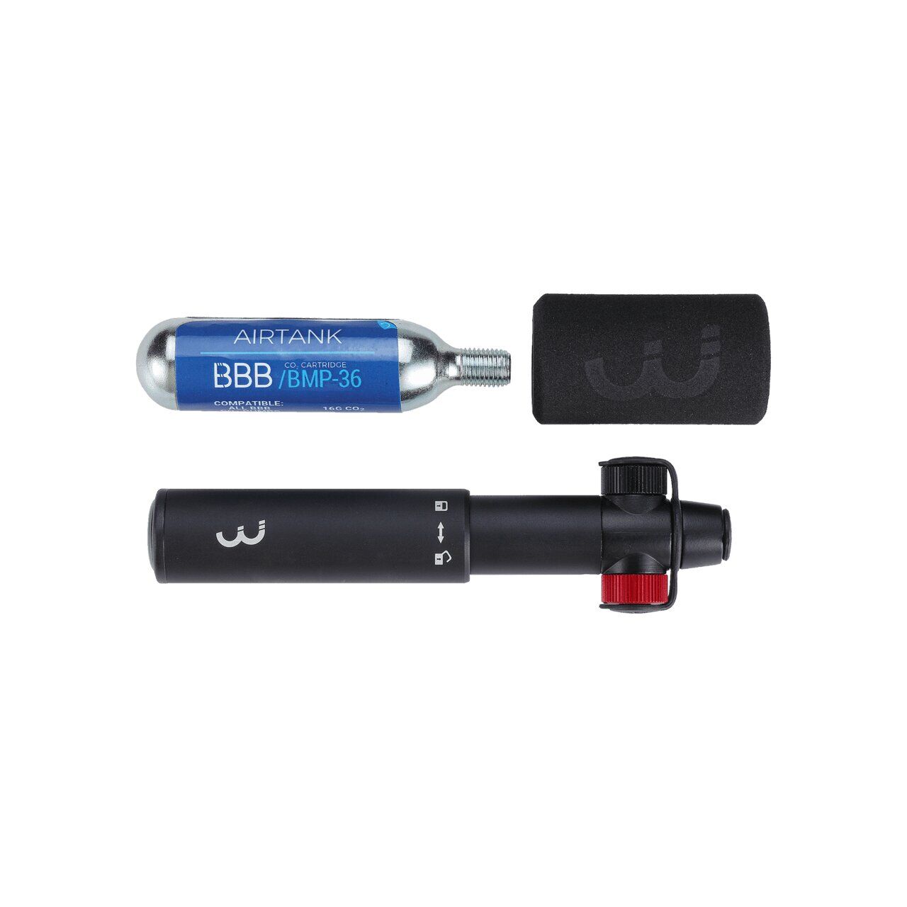 Mini bomba BBB CO2 Blaster LordGun tienda de bicicletas online